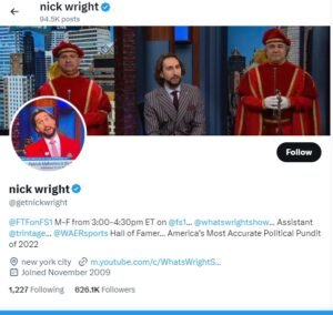 Nick Wright Twitter, Career, Personal Life & More